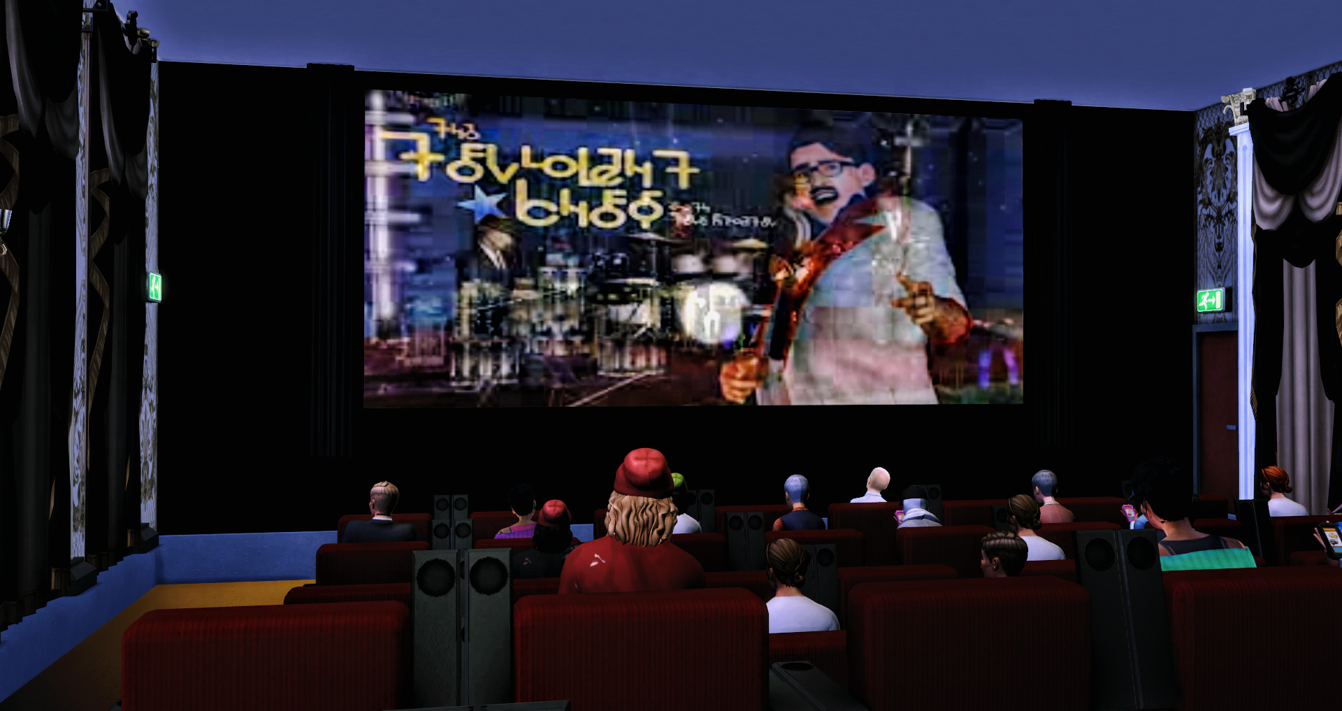 SIMS 4 FUNCTIONAL MOVIE THEATERS – WICKED PIXXEL