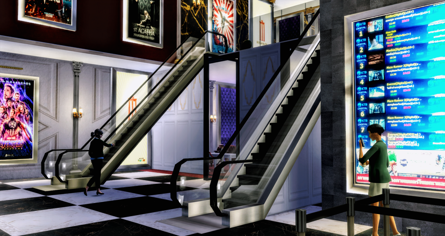 SIMS 4 FUNCTIONAL MOVIE THEATERS – WICKED PIXXEL