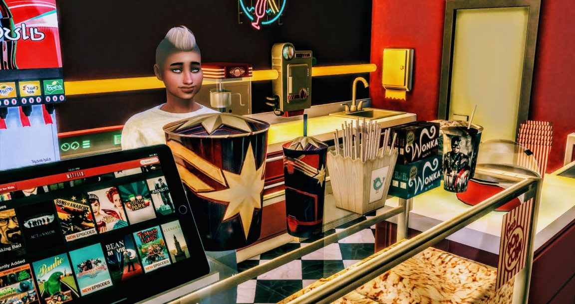 UPDATED FUNCTIONAL MOVIE THEATER – THE SIMS 4 MUST HAVE MODS – WICKED ...